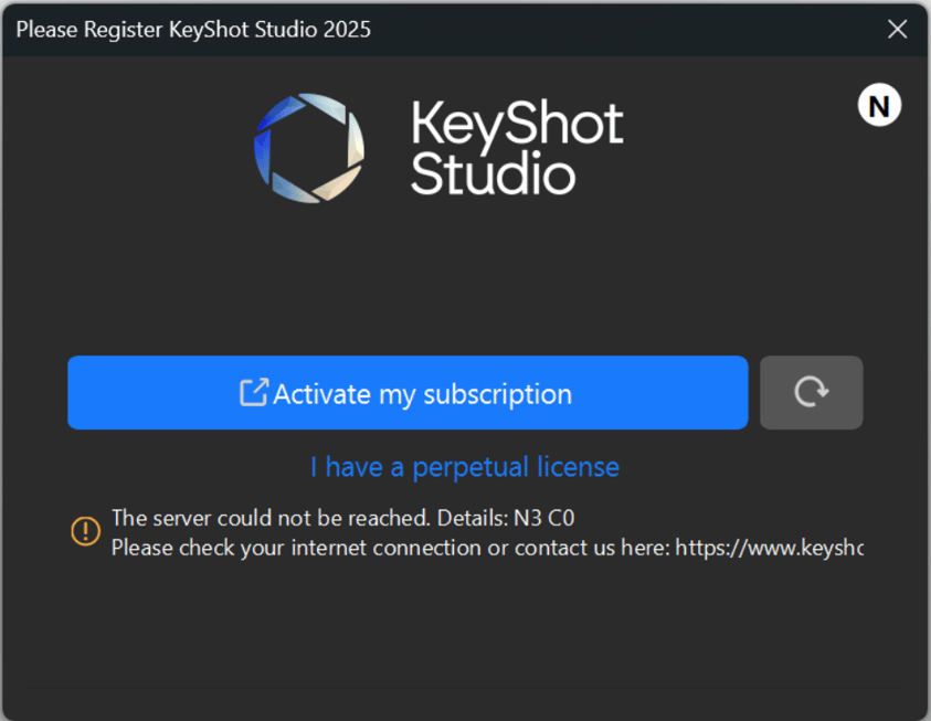 KeyShot 2025.2 Activation Troubleshooting