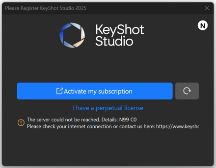 KeyShot 2025.2 Activation Troubleshooting