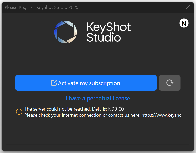 KeyShot 2025.2 Activation Troubleshooting