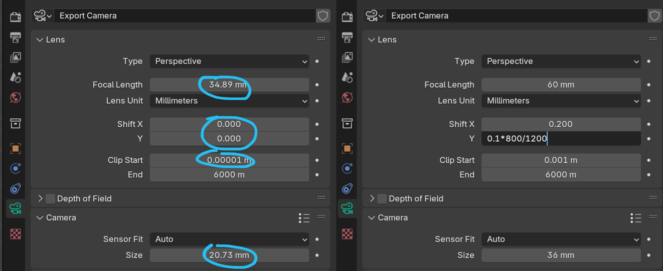 Exporting Cameras to Blender
