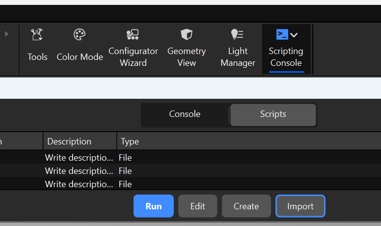 Importing animated cameras into KeyShot