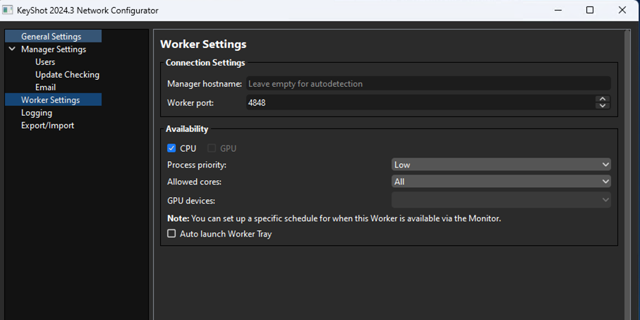 GPU Mode Grayed Out in Worker Settings