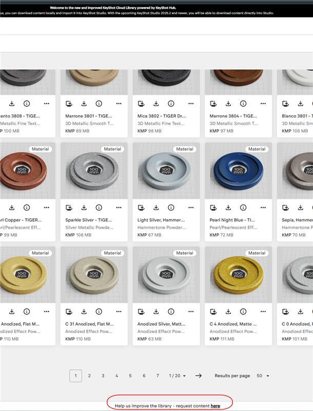 Missing Assets in the New KeyShot Cloud Library